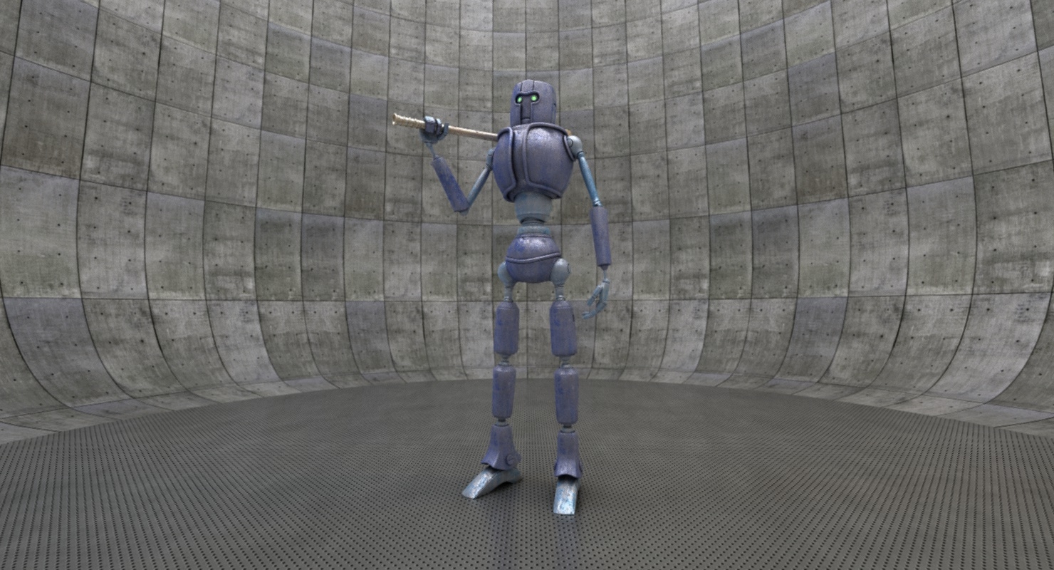 Sci-fi factory worker robot model - TurboSquid 1155128