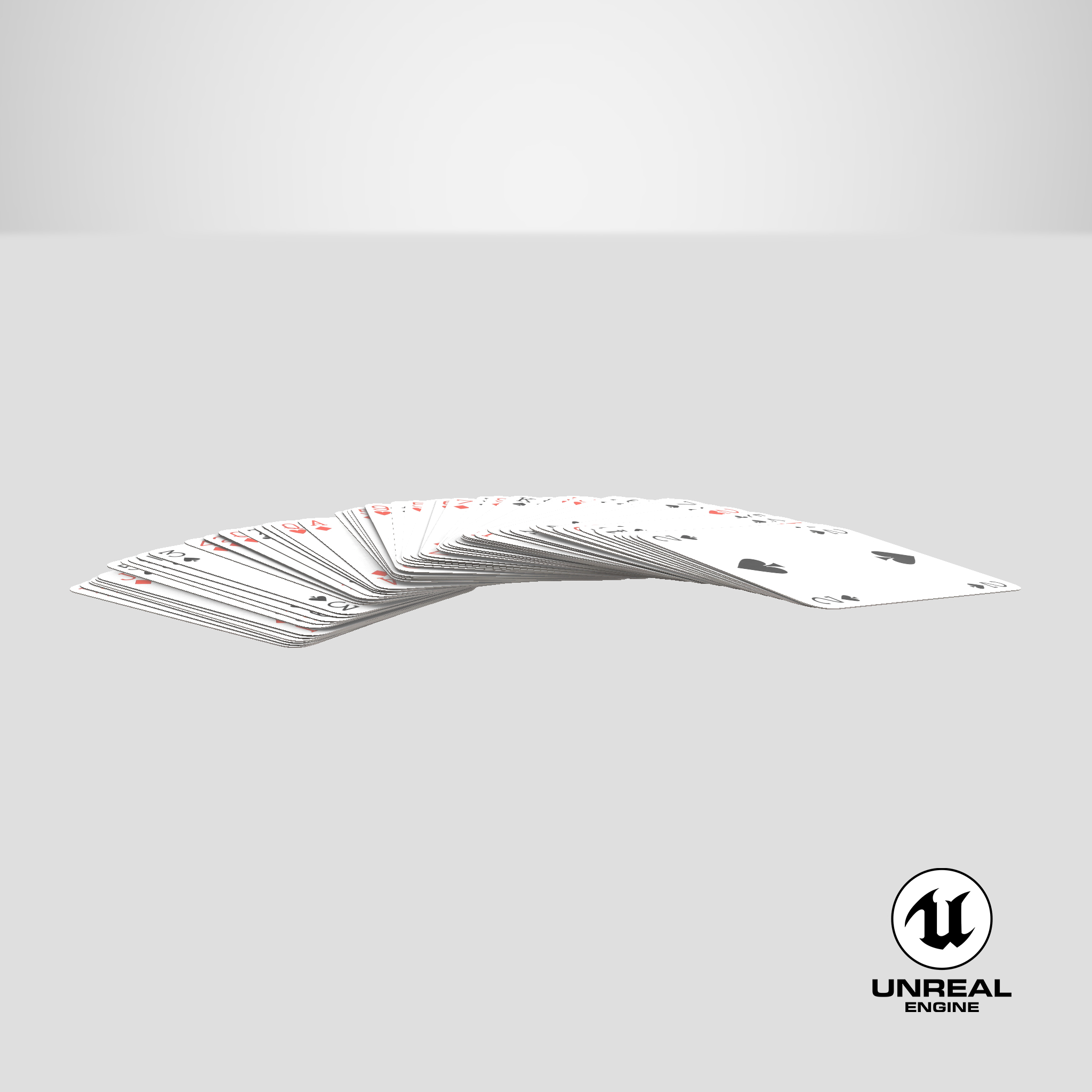 Playing cards blue deck 3D model - TurboSquid 1155183