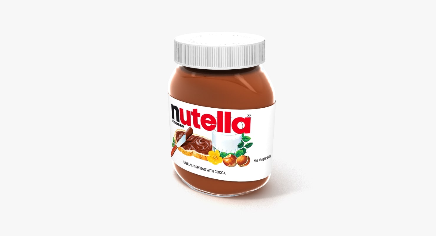 3D model nutella jar - TurboSquid 1155190