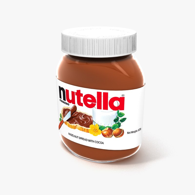 3D model nutella jar - TurboSquid 1155190