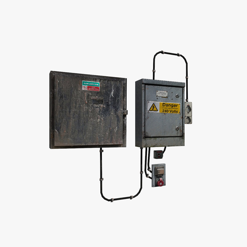 Props: electricity box 3D model - TurboSquid 1155193