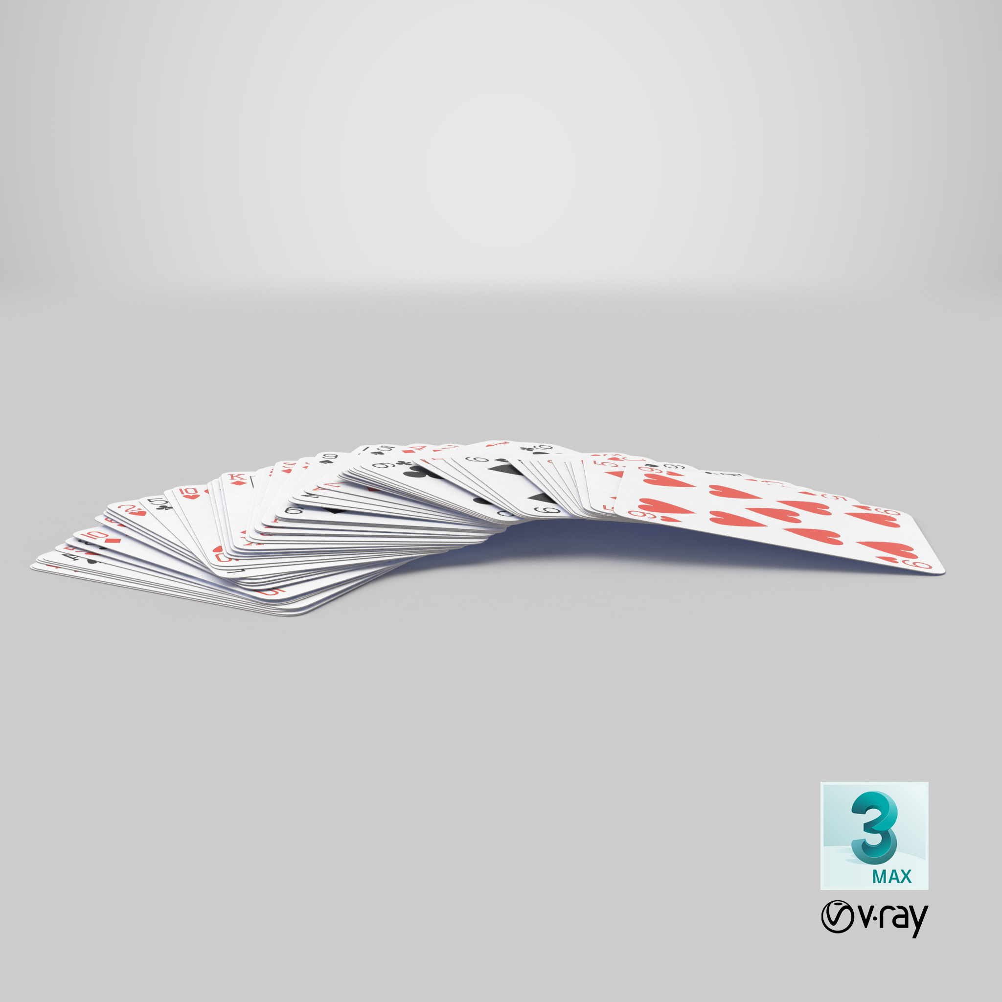 Playing cards blue deck model - TurboSquid 1155198