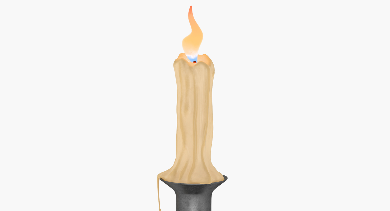 3D model candle - TurboSquid 1155310