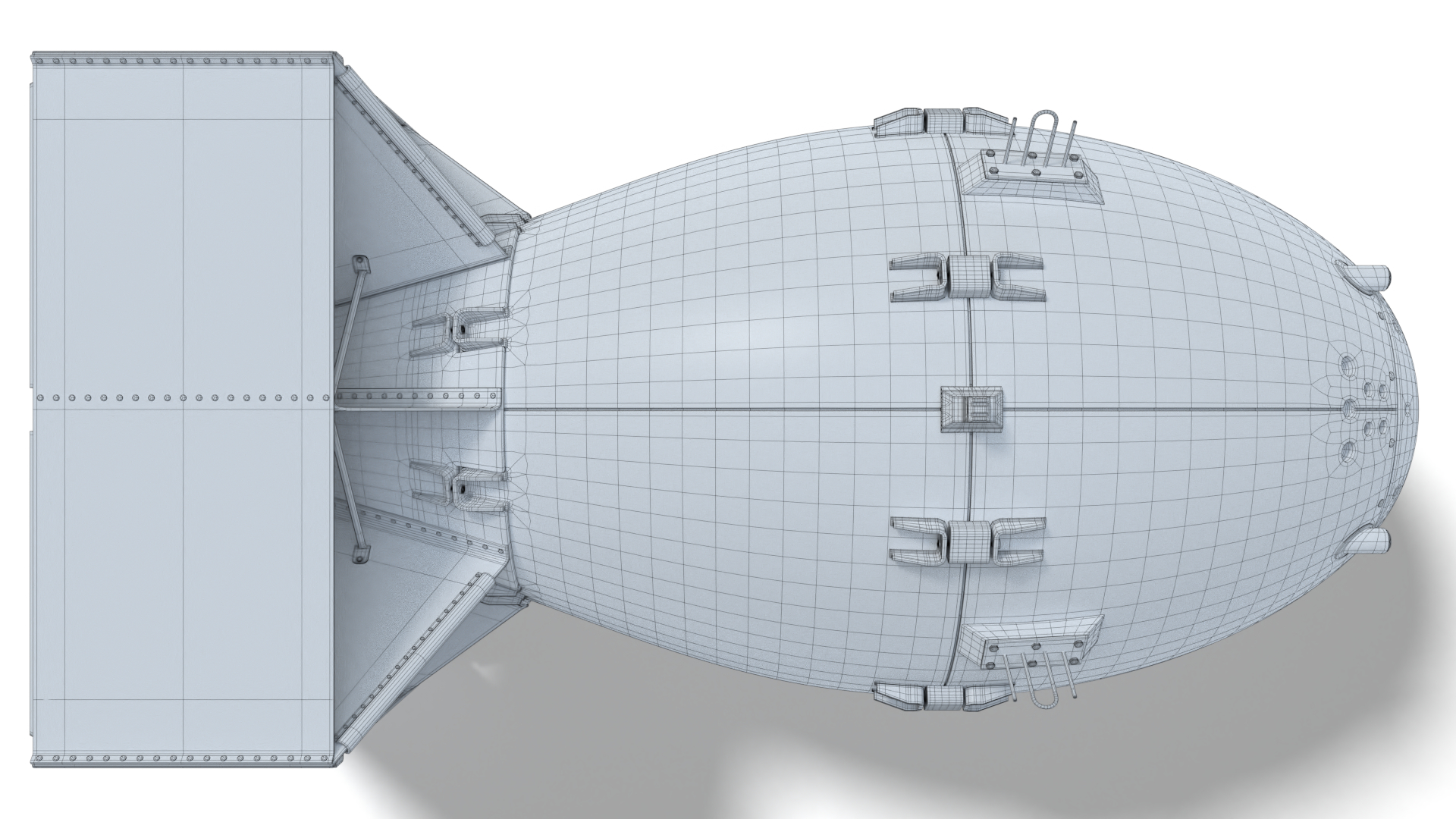 3D model fatman bomb - TurboSquid 1155462