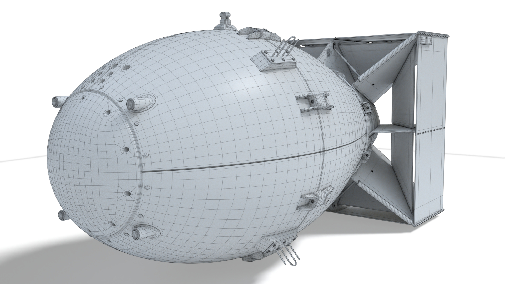 3D model fatman bomb - TurboSquid 1155462