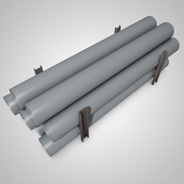 Pipe rack 3D model - TurboSquid 1155613