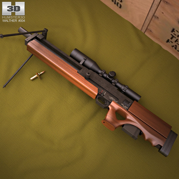 Walther WA 2000 3D-Modell - TurboSquid 1155733