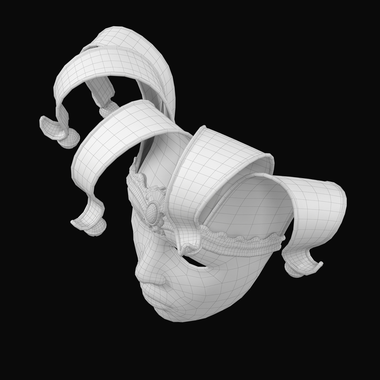 Carnival mask v3 3D model - TurboSquid 1155934