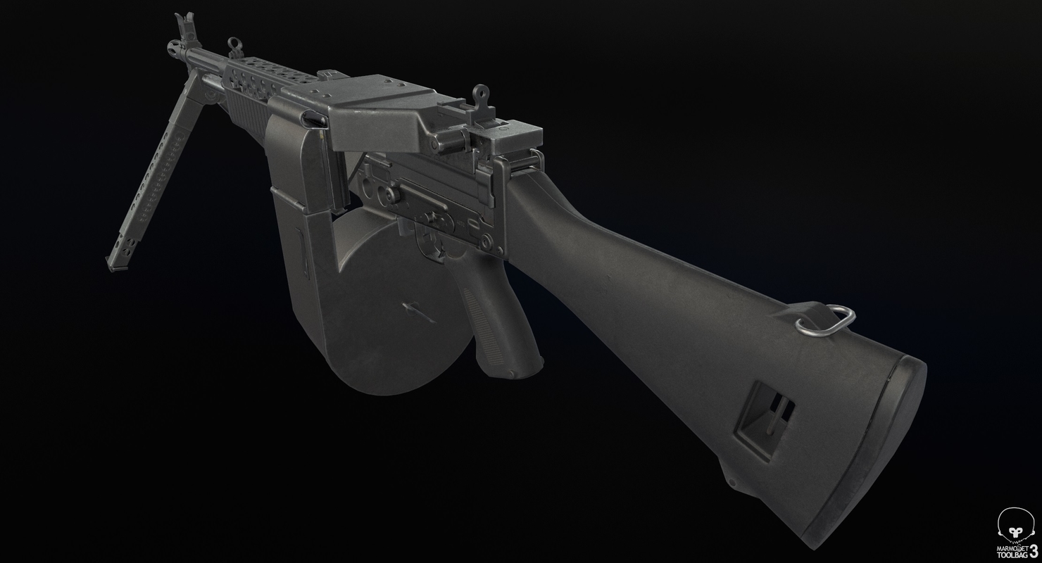 3D model stoner 63a commando - TurboSquid 1155994