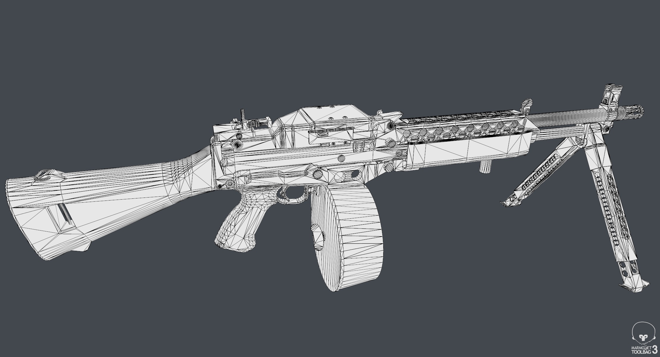 Stoner 63a Commando 3D-Modell - TurboSquid 1155994