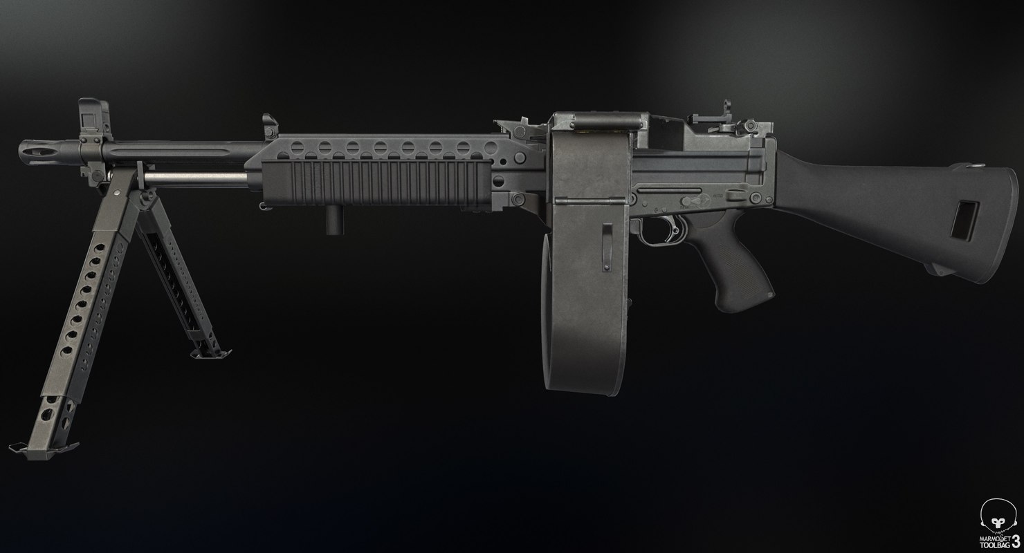 3D model stoner 63a commando - TurboSquid 1155994