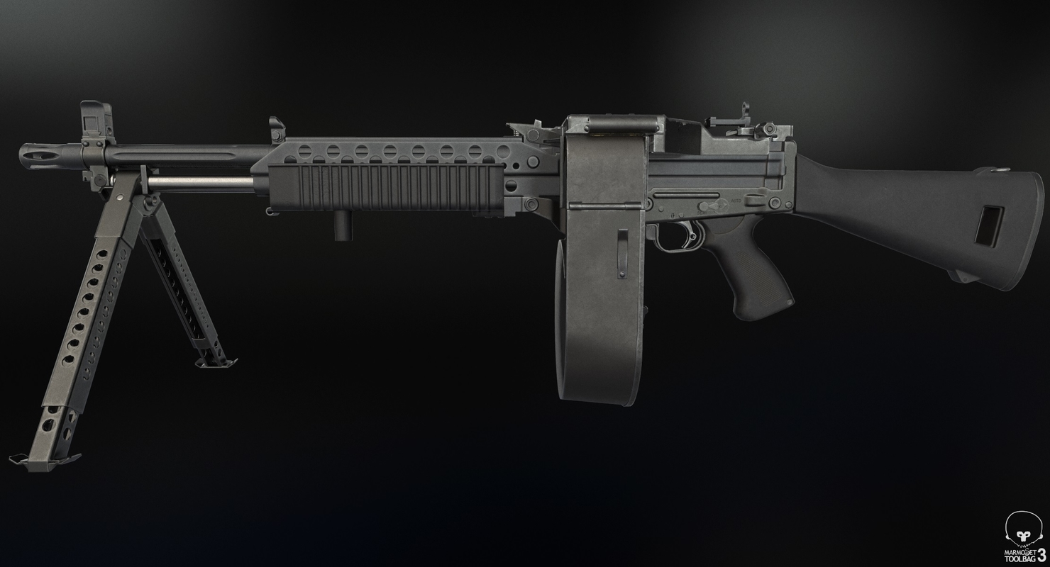 3D model stoner 63a commando - TurboSquid 1155994