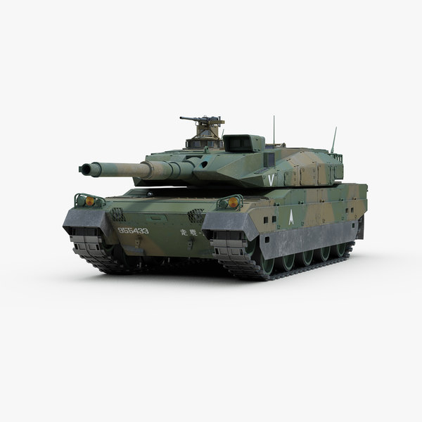 Modern type 10 battle tank 3D model - TurboSquid 1156009