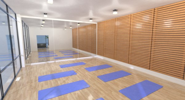 Yoga studio 1 3D model - TurboSquid 1156180