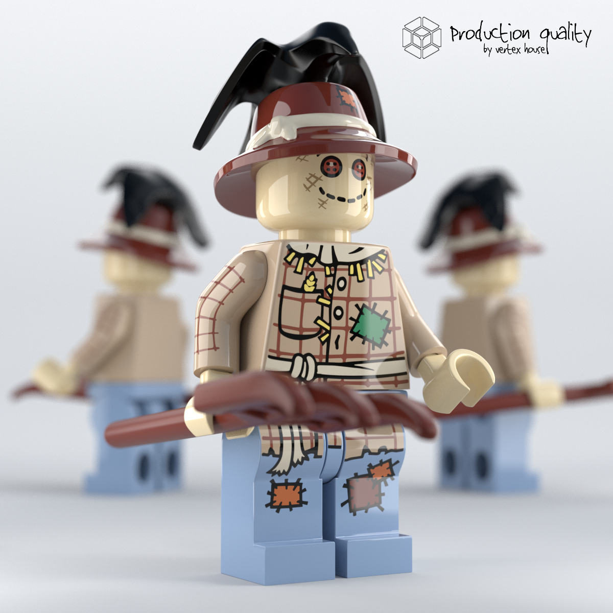 Lego scarecrow 3D model - TurboSquid 1156251