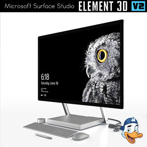 Microsoft Surface Studio 3D Models for Download | TurboSquid