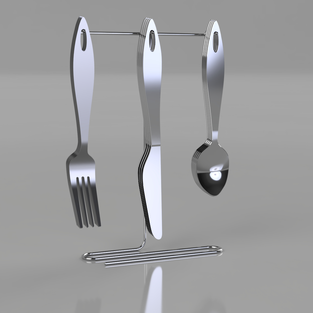 3D kitchen utensil stand model - TurboSquid 1156636
