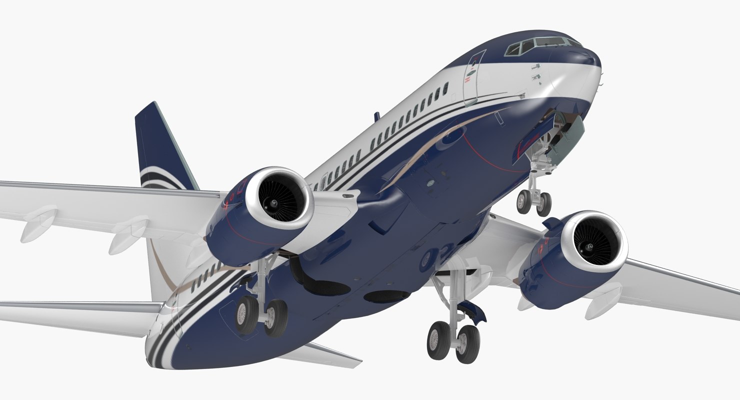 Boeing 737-700 generic rigged 3D model - TurboSquid 1156648