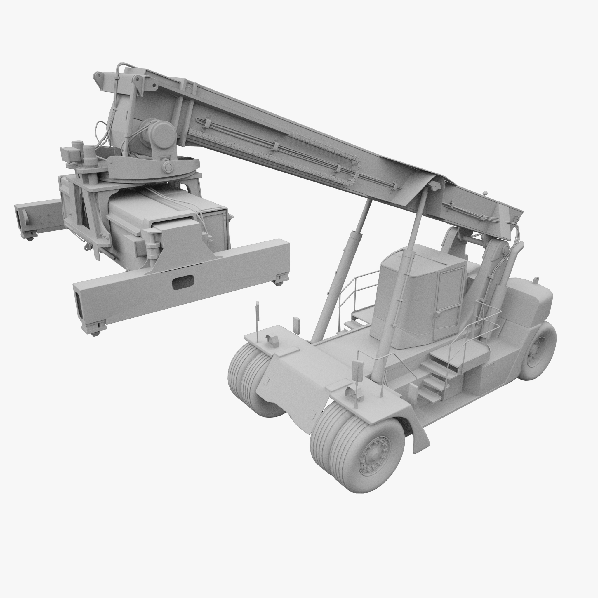 Reach stacker 3D - TurboSquid 1156685