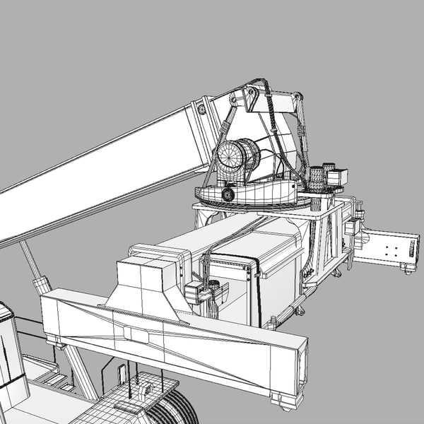 Reach stacker 3D - TurboSquid 1156685