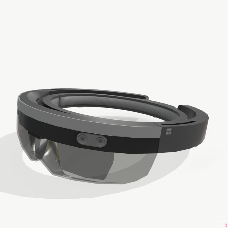 Microsoft hololens 3D model - TurboSquid 1156783