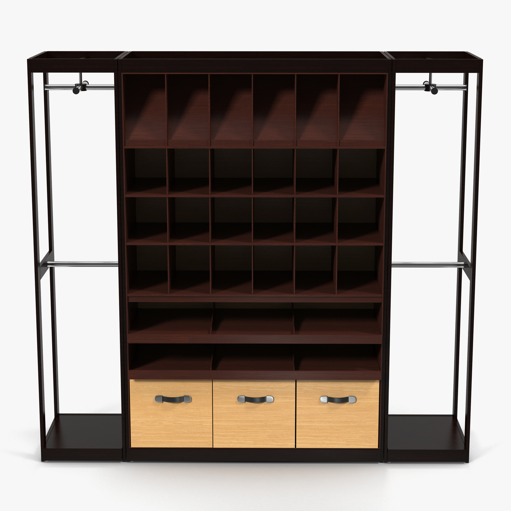 3D model retail display shelves - TurboSquid 1156950