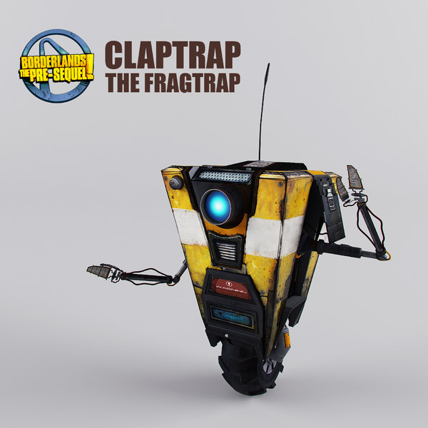 3D claptrap borderlands - TurboSquid 1157240