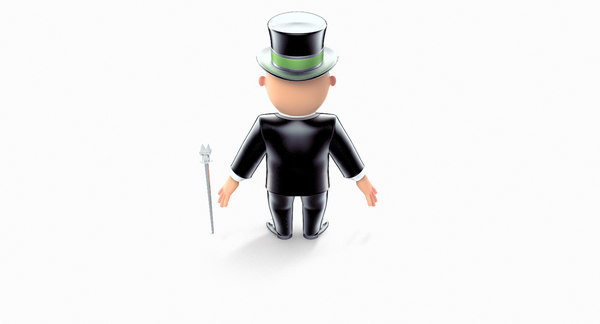 3D mr monopoly model - TurboSquid 1157355
