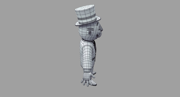 3D mr monopoly model - TurboSquid 1157355