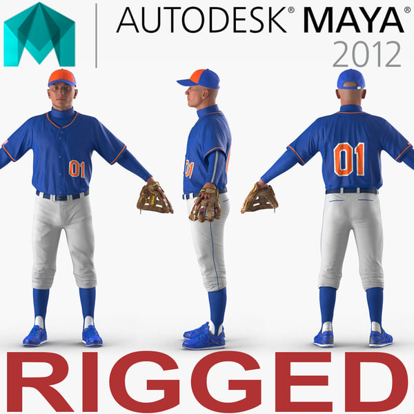 Baseball Player 3D Models for Download | TurboSquid