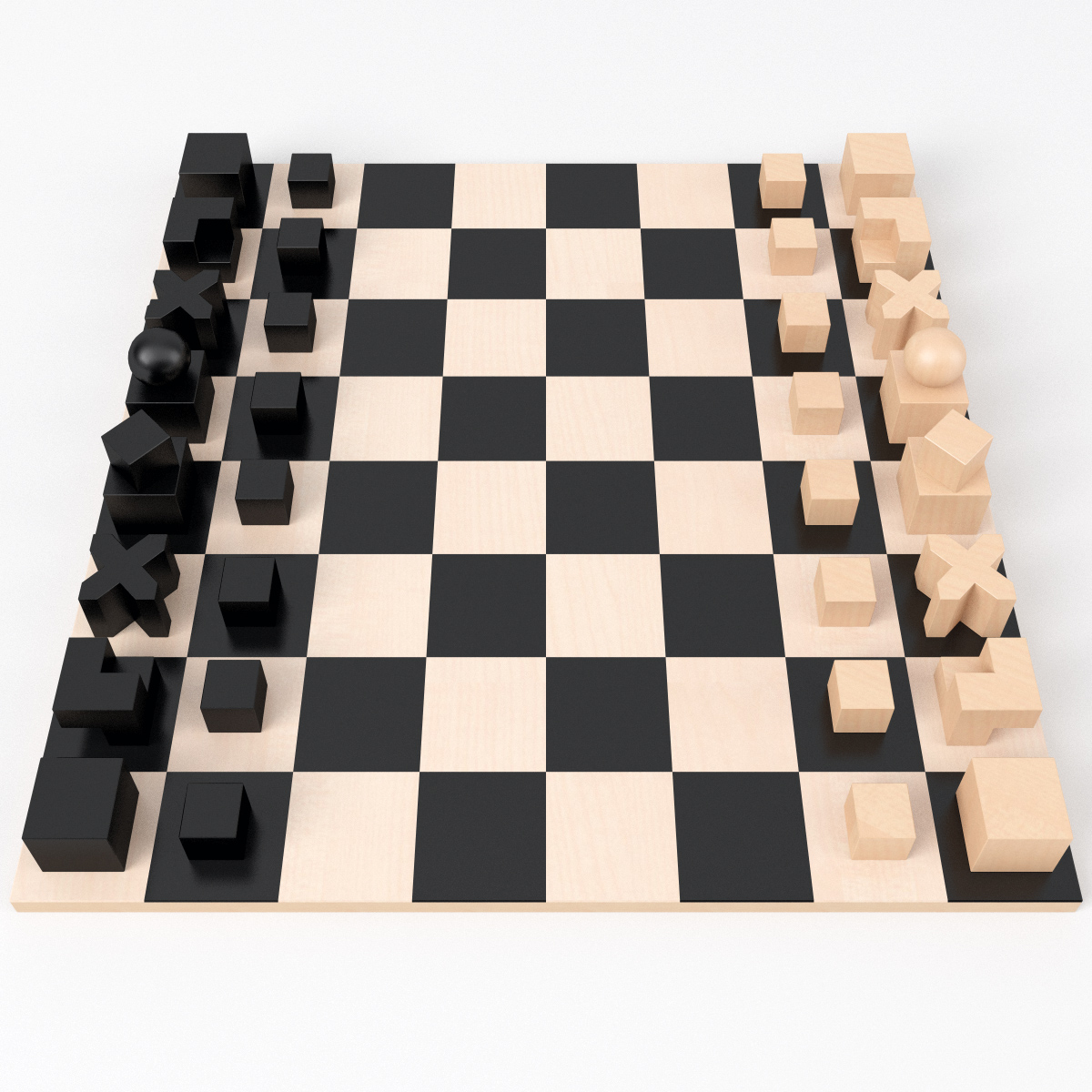 Free 3D bauhaus chess - TurboSquid 1157384
