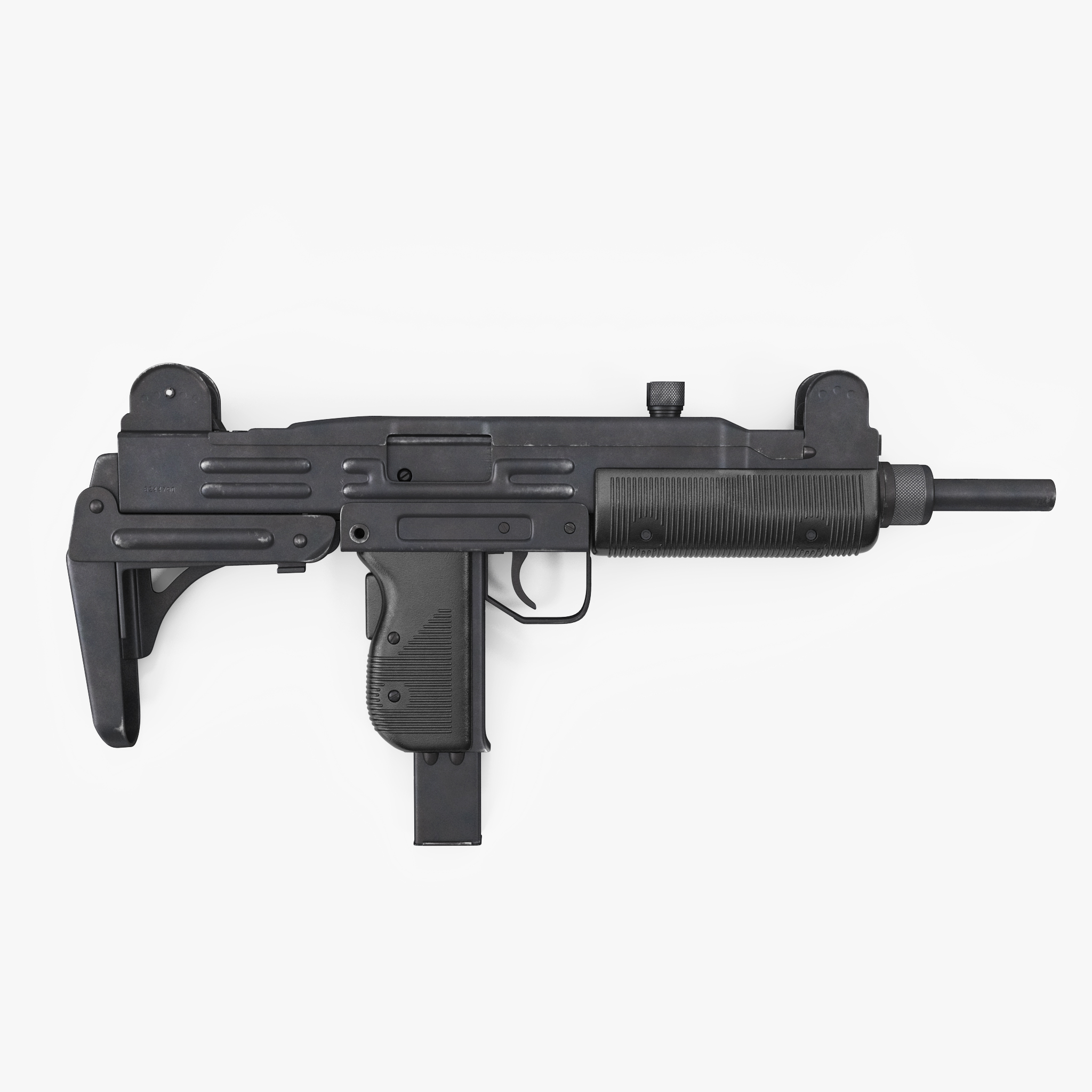 Submetralhadora UZI SMG Rigged Modelo 3D - TurboSquid 1157737