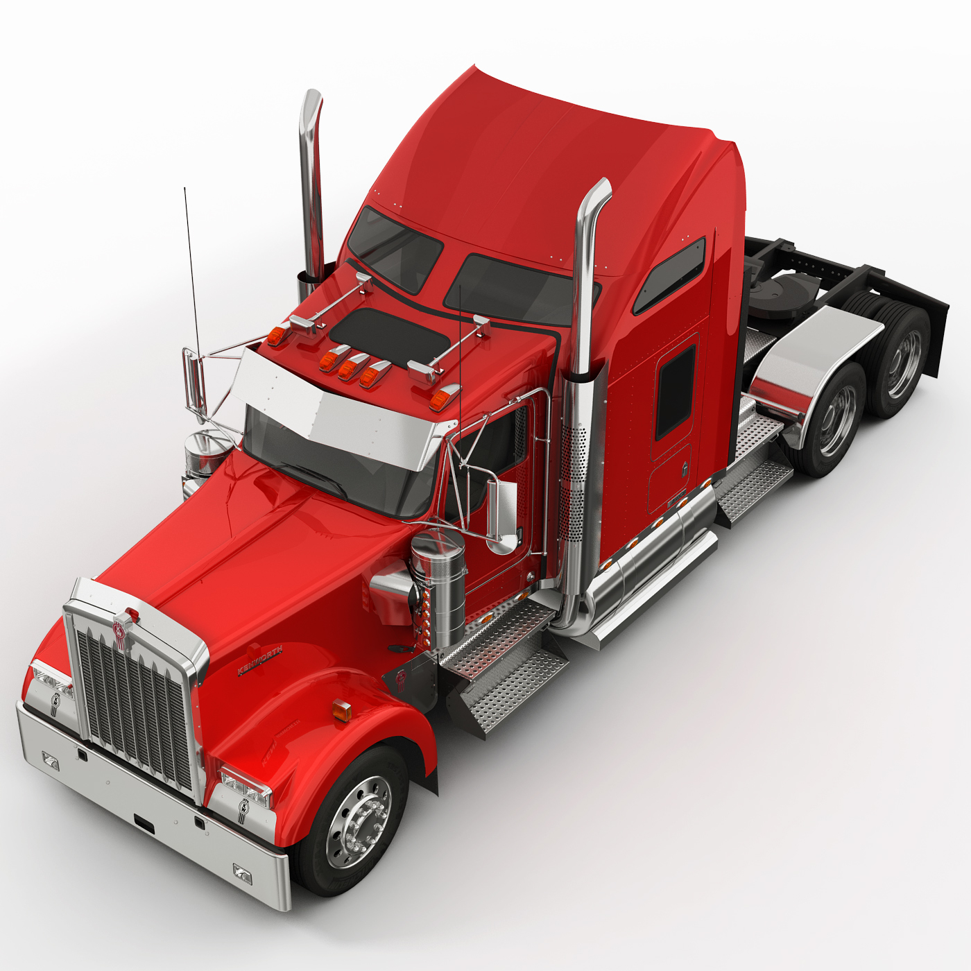 3D w900 hopper trailer - TurboSquid 1157757