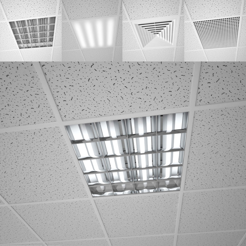 3D model modular ceiling - TurboSquid 1157775