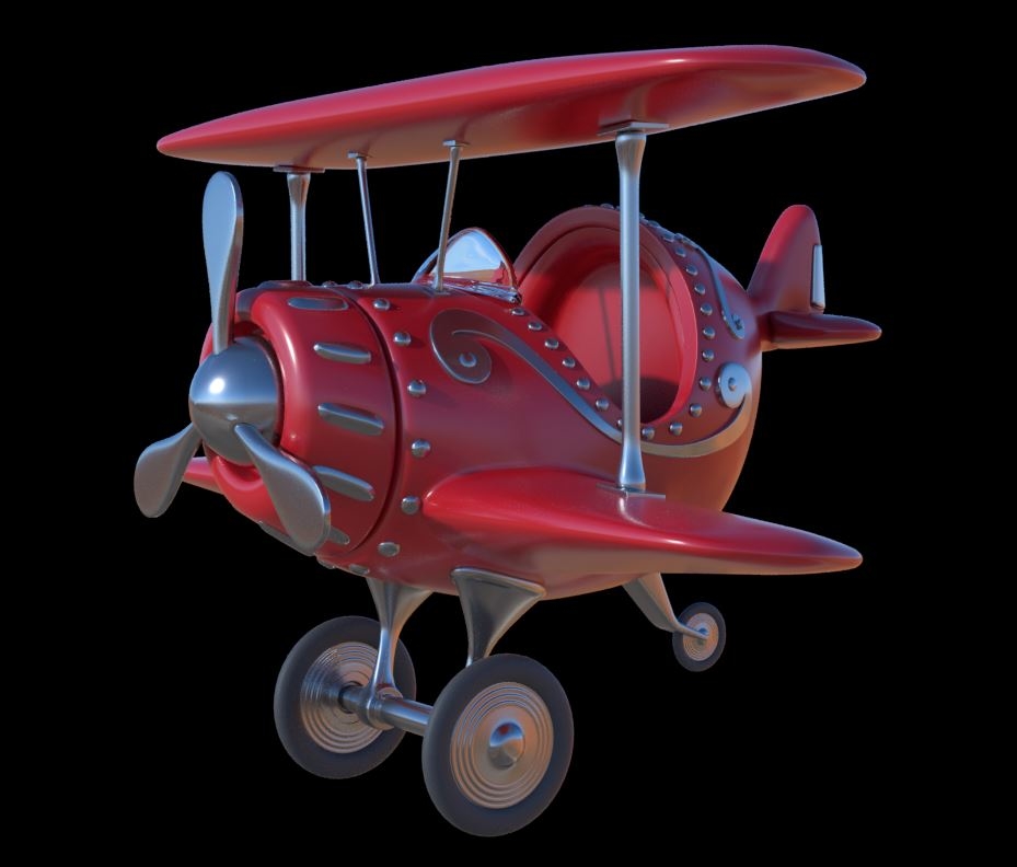 Cartoon Airplane 3D Models for Download | TurboSquid