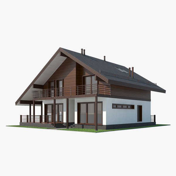 Shale house 3D model - TurboSquid 1165766