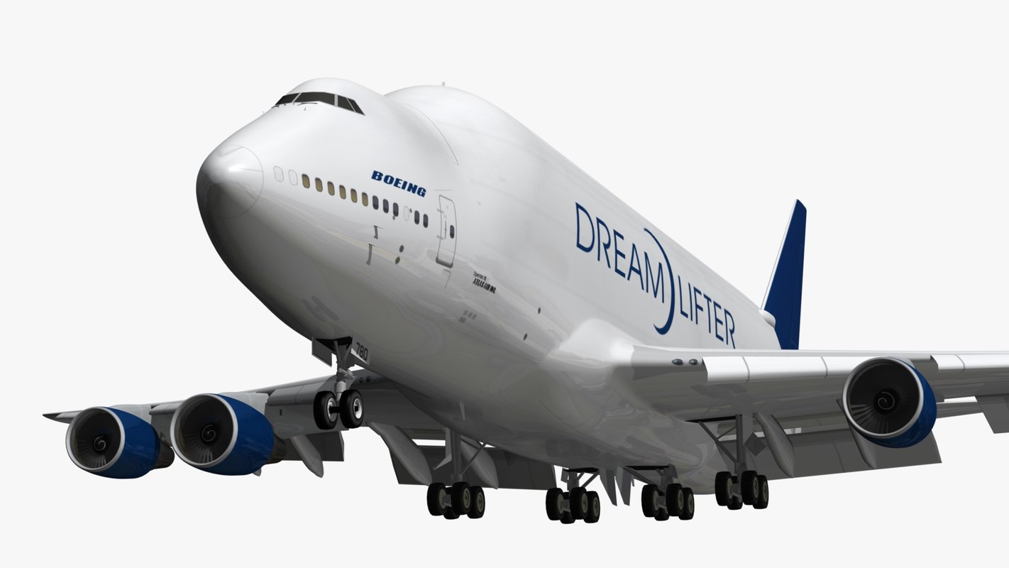 Boeing 747 dreamlifter 3D model - TurboSquid 1158021