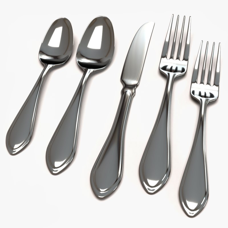 Silverware 3D model - TurboSquid 1158054