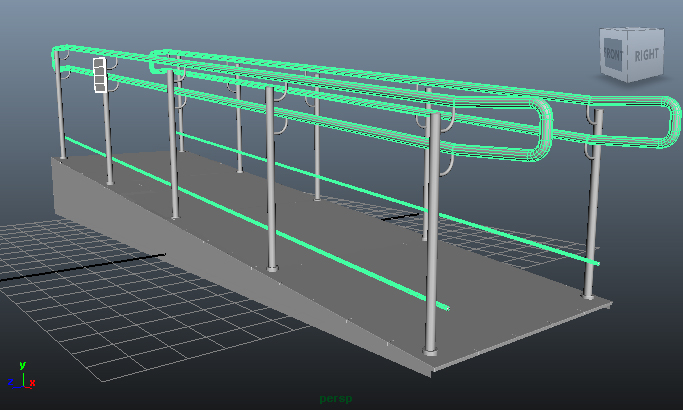 3D ramp entrance - TurboSquid 1158175
