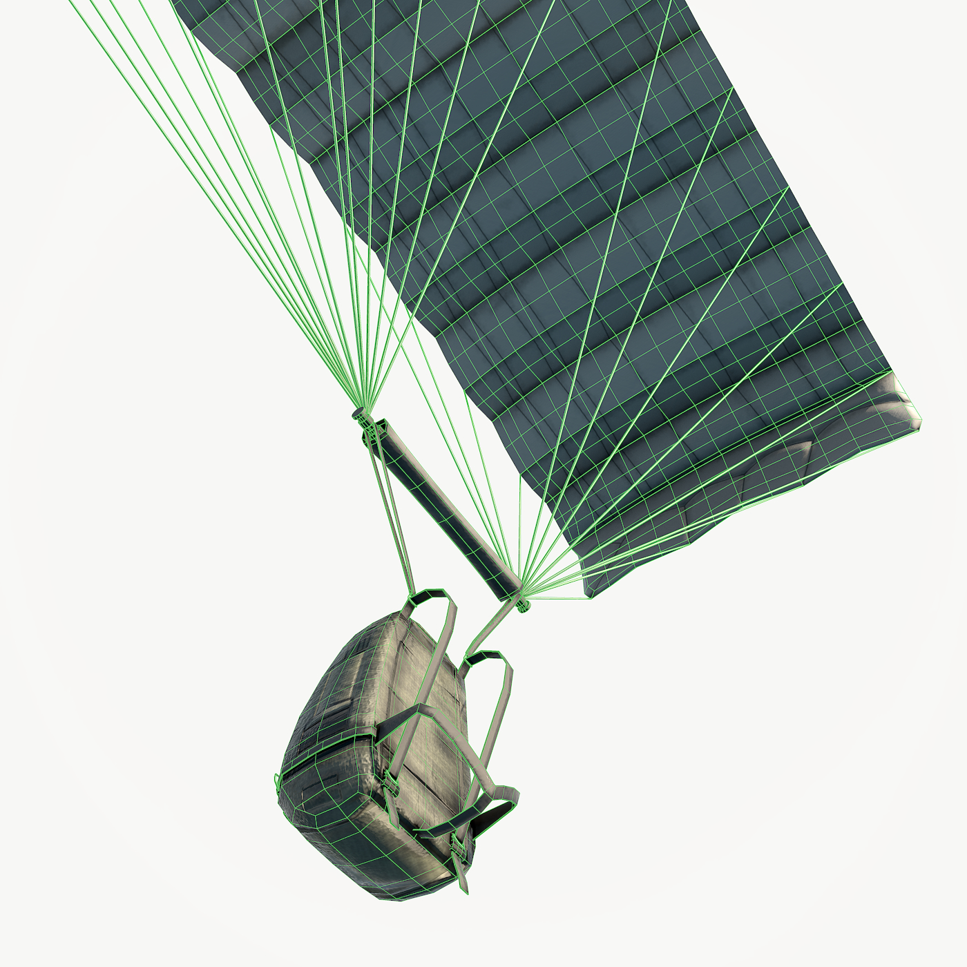 3D parachute ready games model - TurboSquid 1158180