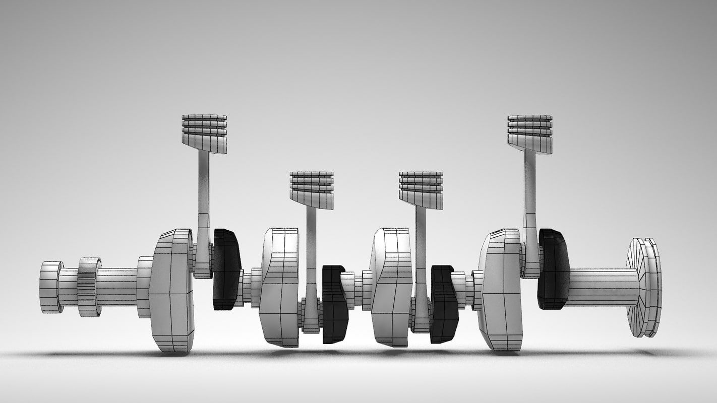 Engine piston 3D model - TurboSquid 1158397