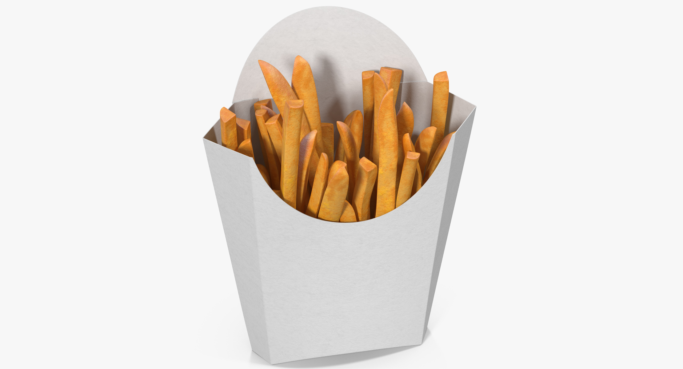 3D french fries 5 model - TurboSquid 1158426