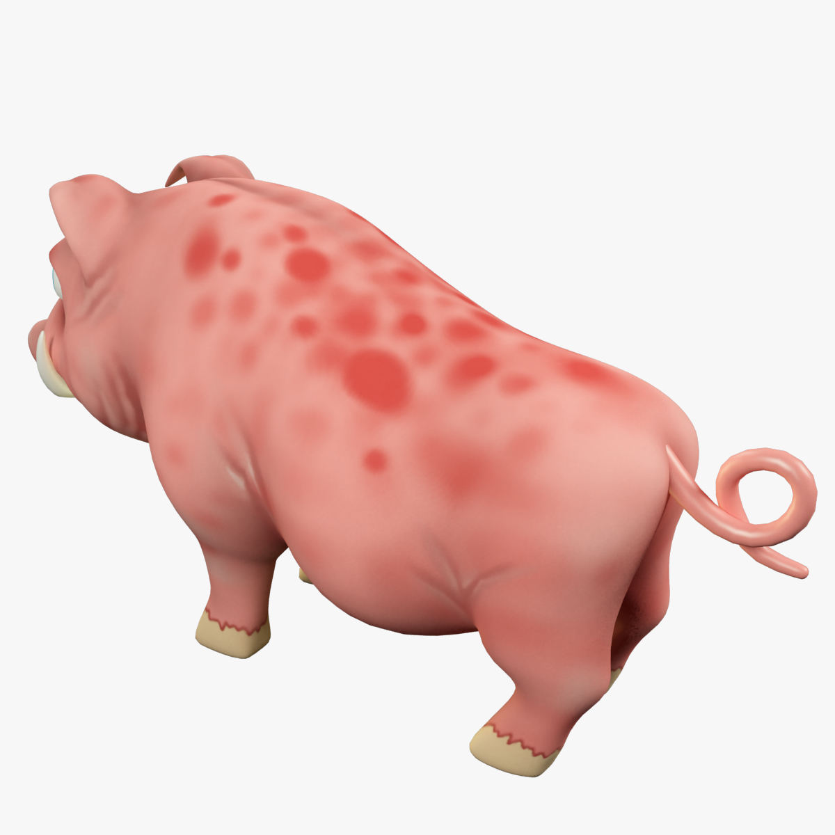 Cartoon boar 3D - TurboSquid 1158492