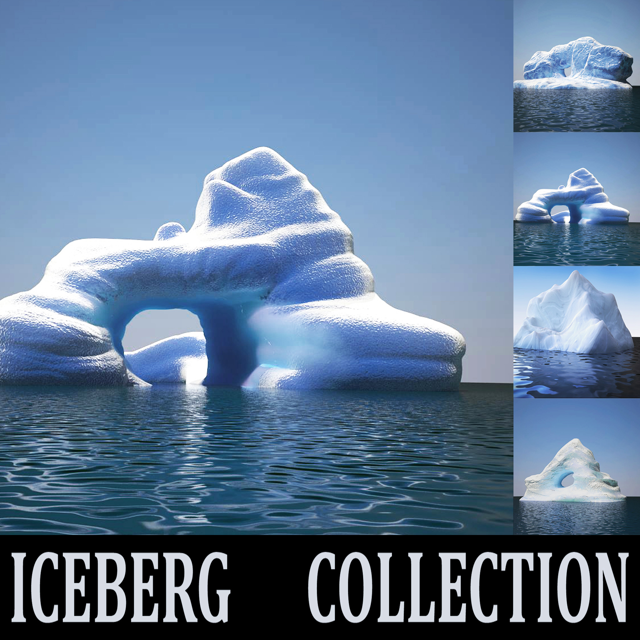 3D iceberg ice - TurboSquid 1158525