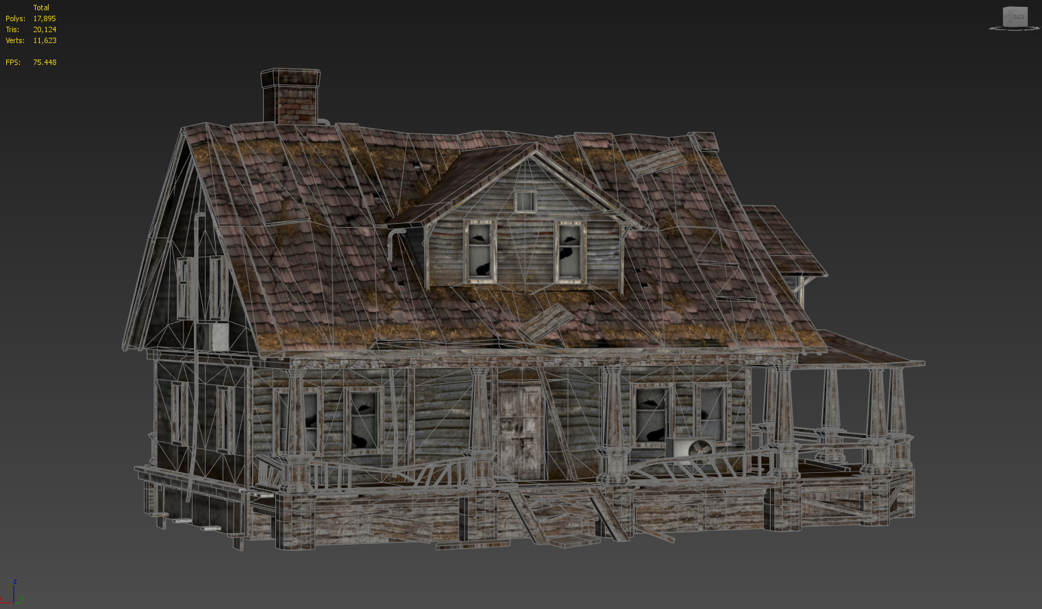Old house model - TurboSquid 1158612