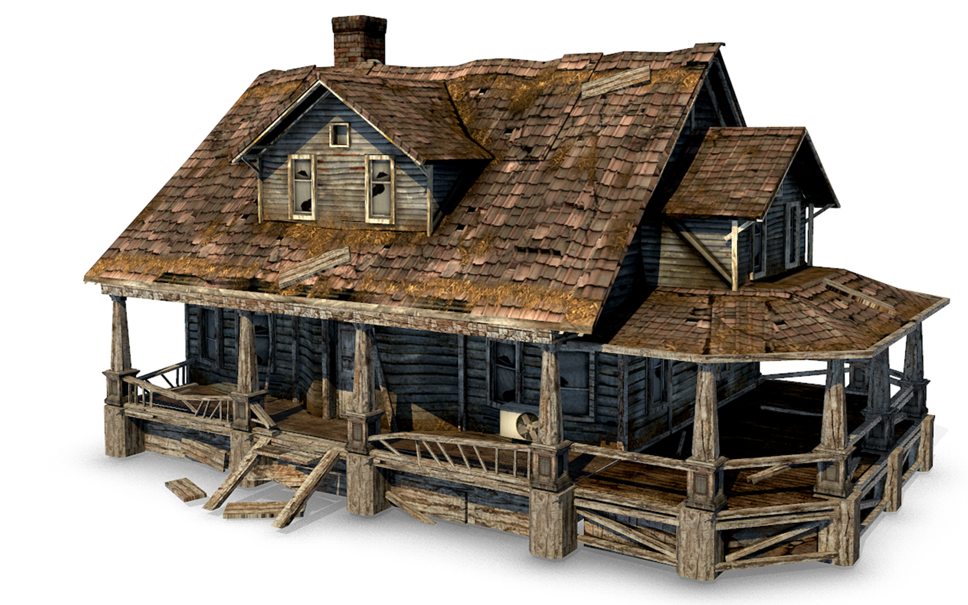 Old house model - TurboSquid 1158612