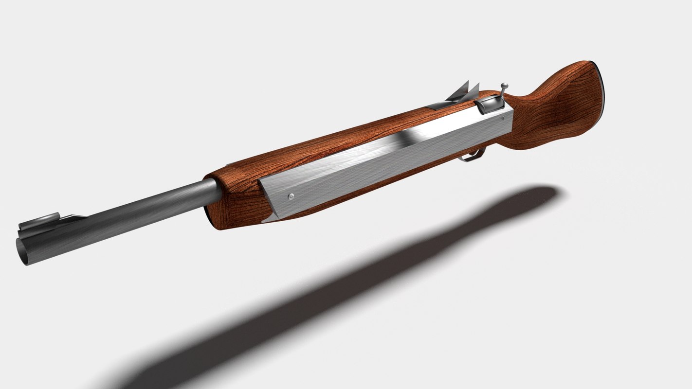 3D simple rifle model - TurboSquid 1158672