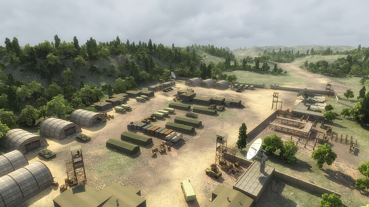 3D military camp - TurboSquid 1158801