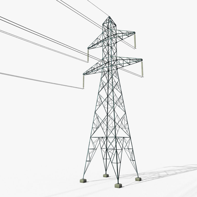 3D power tower 1 - TurboSquid 1158837