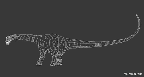 3D model diplodocus dinosaur animate - TurboSquid 1158987